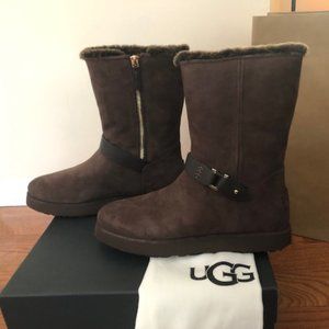 UGG | Shoes | Ugg Classic Berge Genuine Shearling Suede Boot | Poshmark